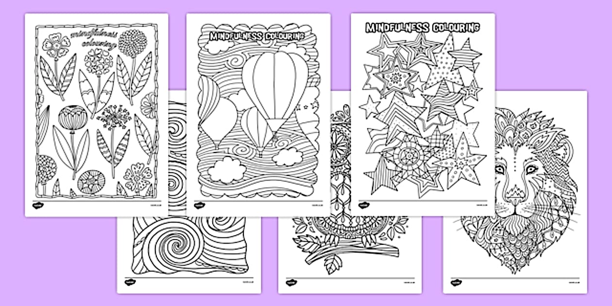 Mindfulness Colouring Resource Pack (teacher made) - Twinkl