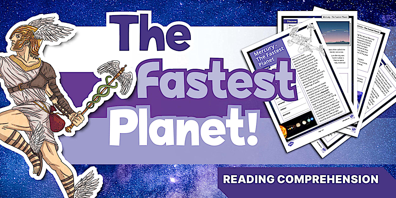 Mercury: The Fastest Planet Reading Comprehension (Phase 3)