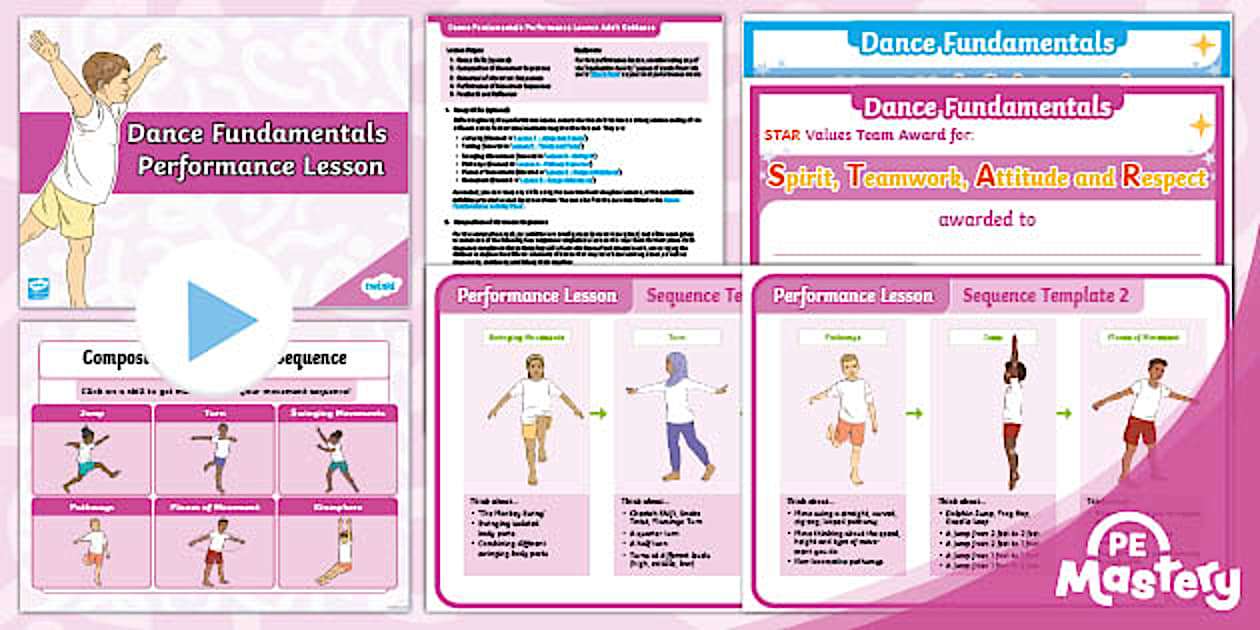 PE Mastery: Grade 1 Dance Fundamentals Performance Pack