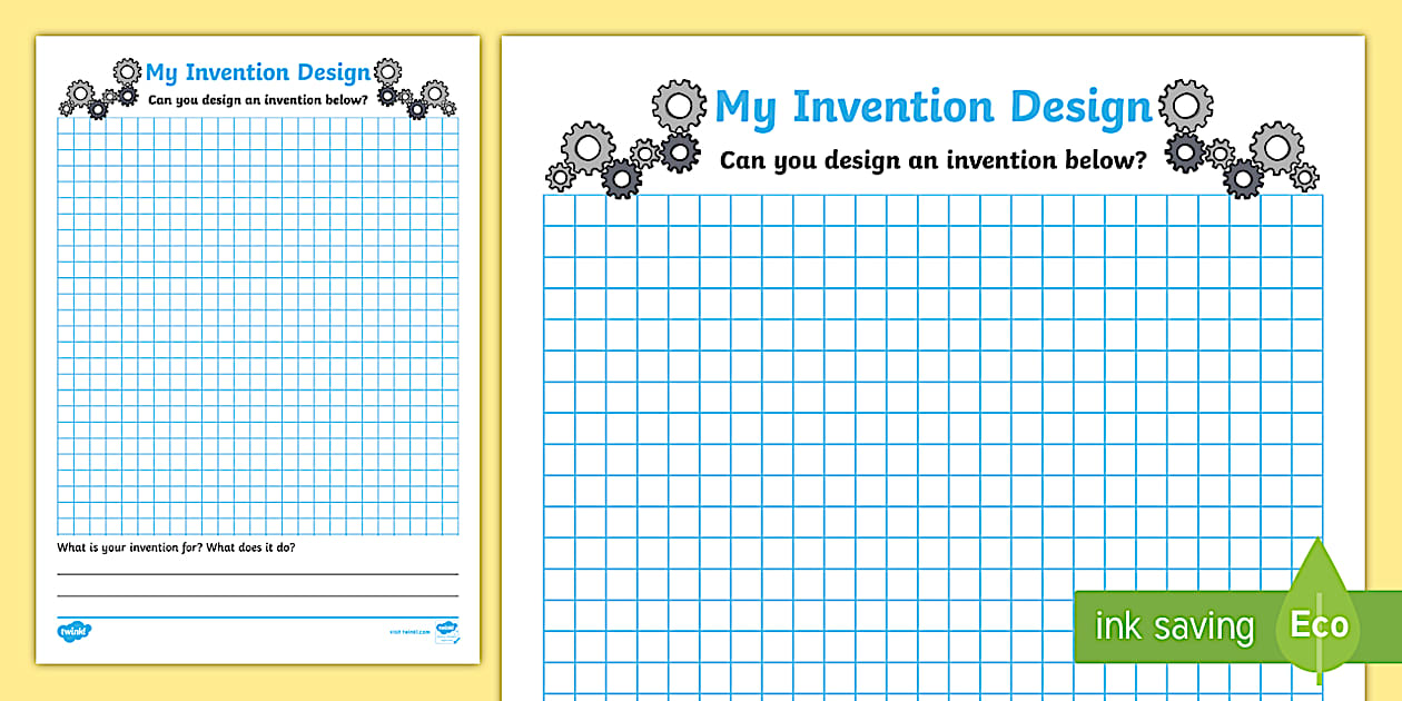 Invention Design Sheets (teacher made) - Twinkl