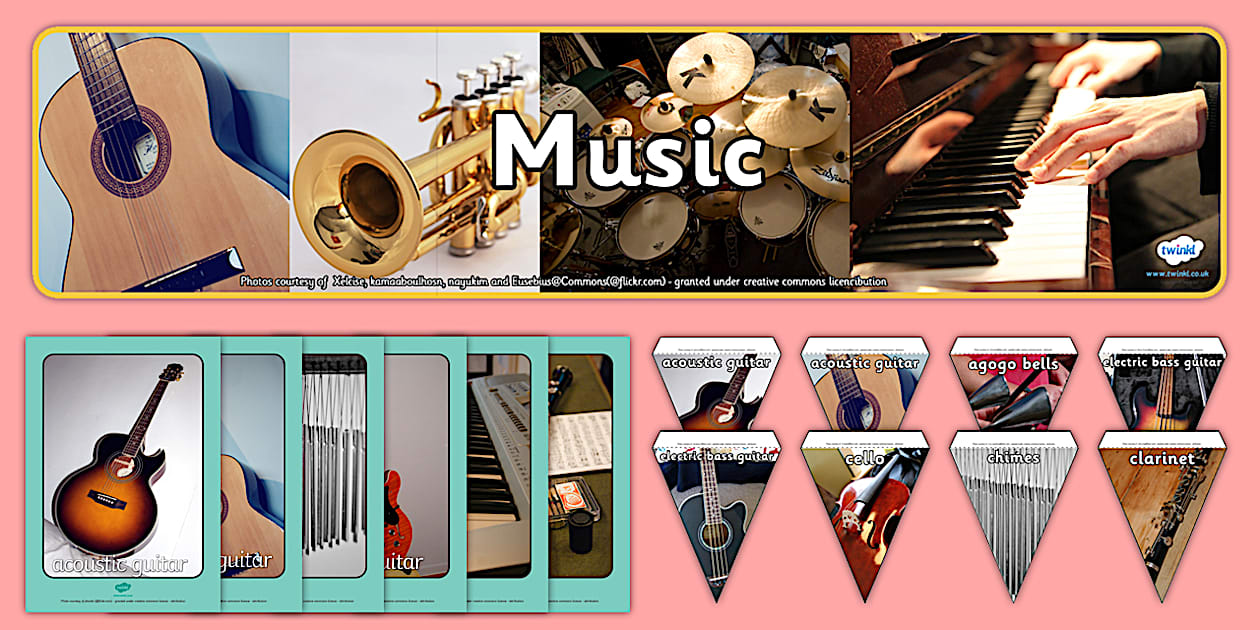 Music Pictures Resource Pack - Picture Cards - Twinkl