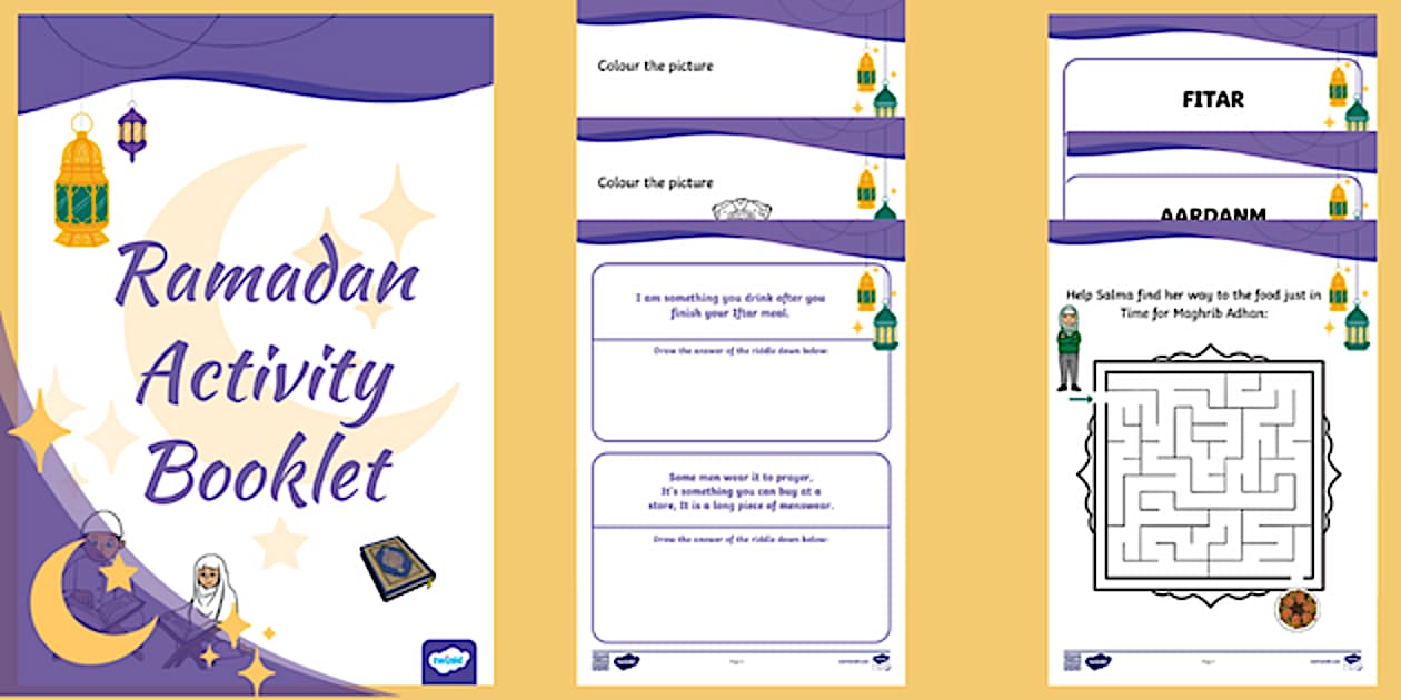 Ramadan Activity Booklet (teacher made) - Twinkl
