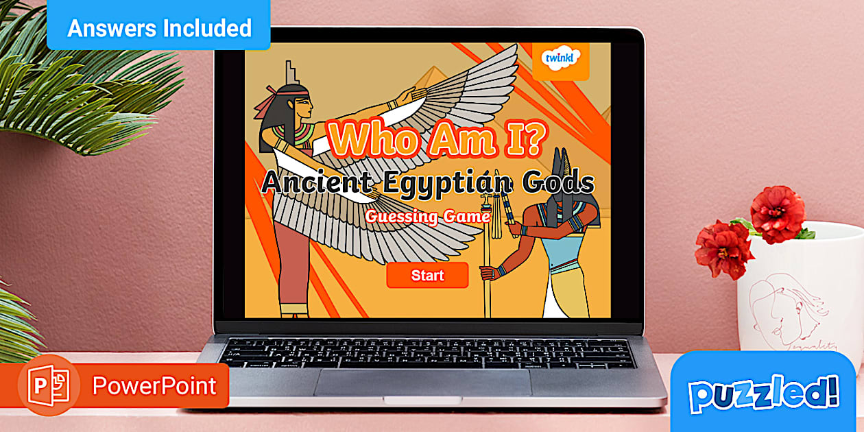 Who Am I? Ancient Egyptian Gods Guessing Game PowerPoint