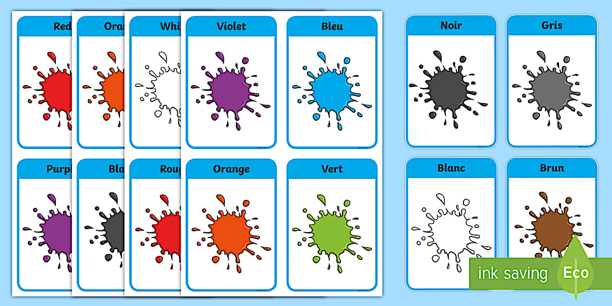 Les Couleurs Snap Game (teacher made) - Twinkl