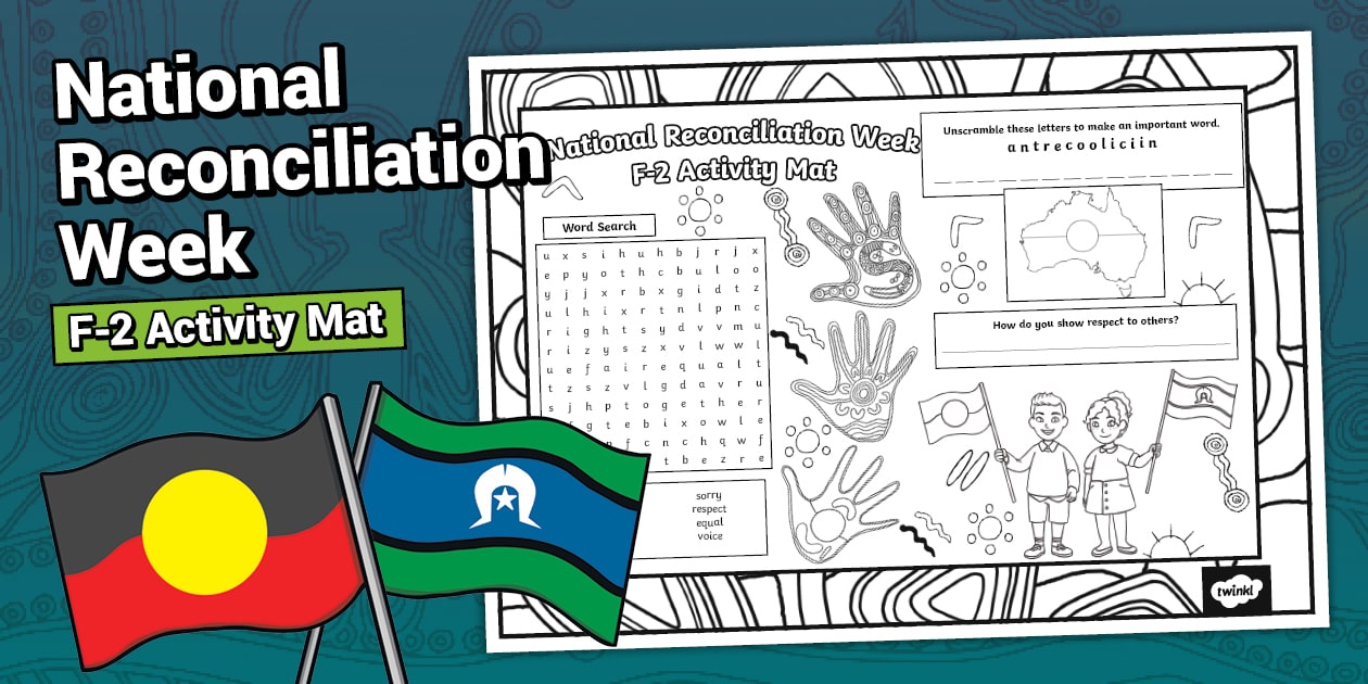 National Reconciliation Week F-2 Activity Mat - Australia