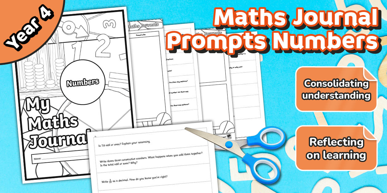 Year 4 Maths Journal Prompts Numbers