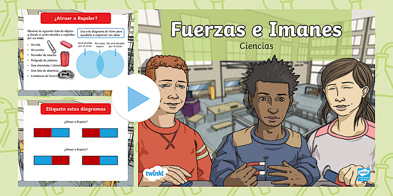 Presentación Fuerzas e Imanes - Actividades- Twinkl Colombia
