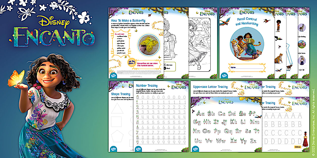 Encanto: Fine Motor Skills Activity Pack (Teacher-Made)
