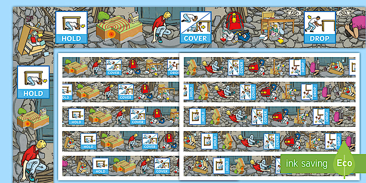 Earthquakes Display Borders (teacher made) - Twinkl