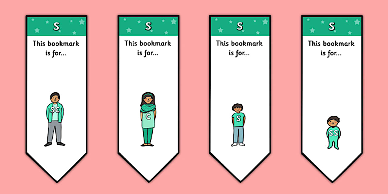 s Sound Family Editable Bookmarks (teacher made) - Twinkl