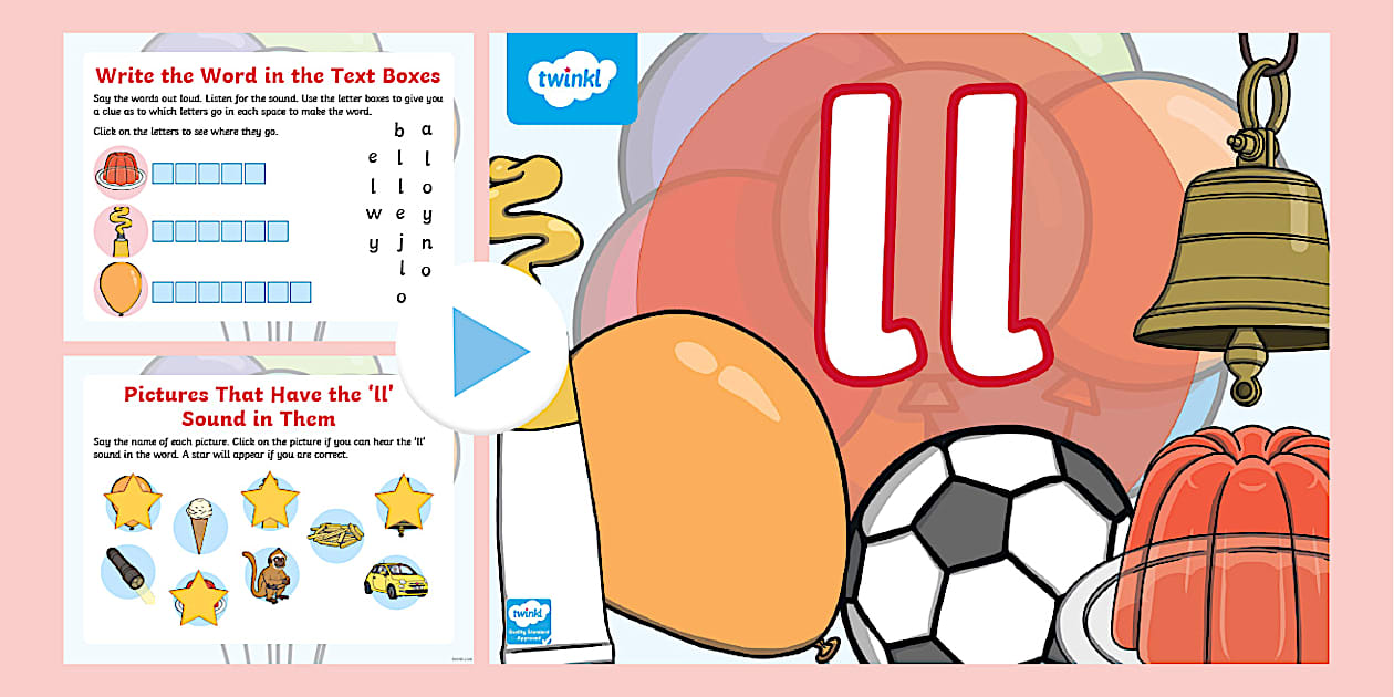 'll' Digraph Activity PowerPoint (teacher made) - Twinkl