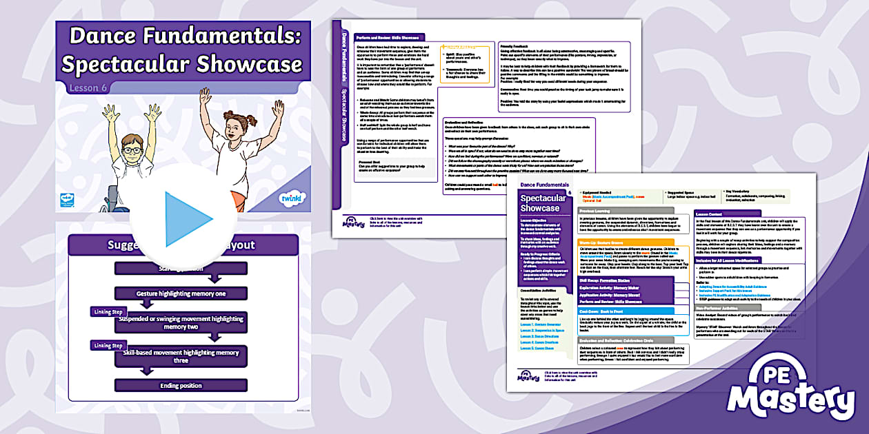 Year 2 Dance Fundamentals Lesson 6 - Spectacular Showcase