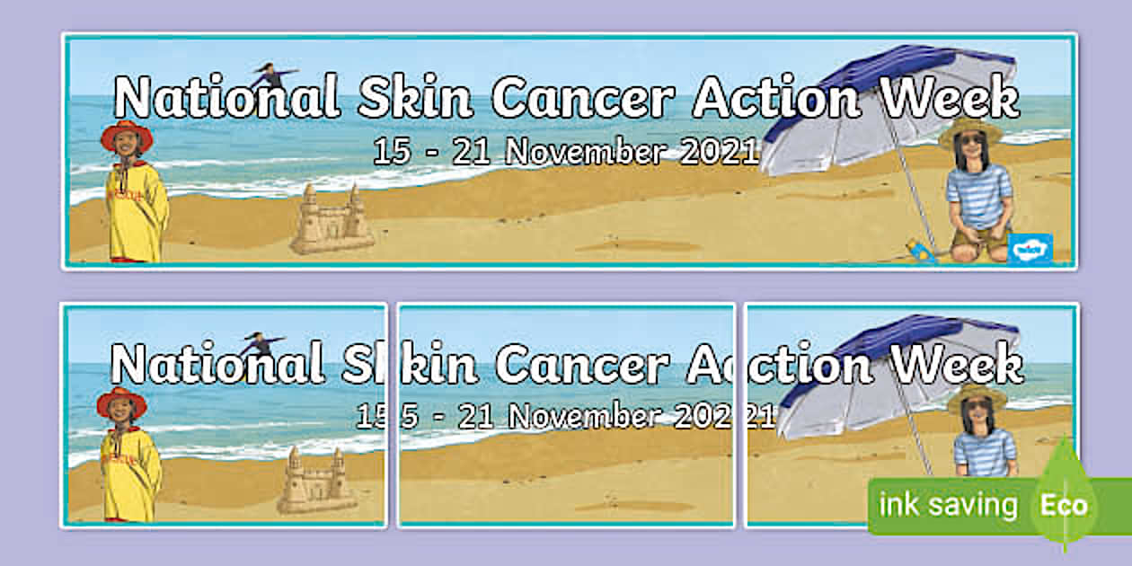 National Skin Cancer Action Week Display Banner | Twinkl