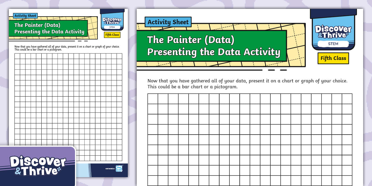 The Painter - Data Presenting the Data Activity - Twinkl