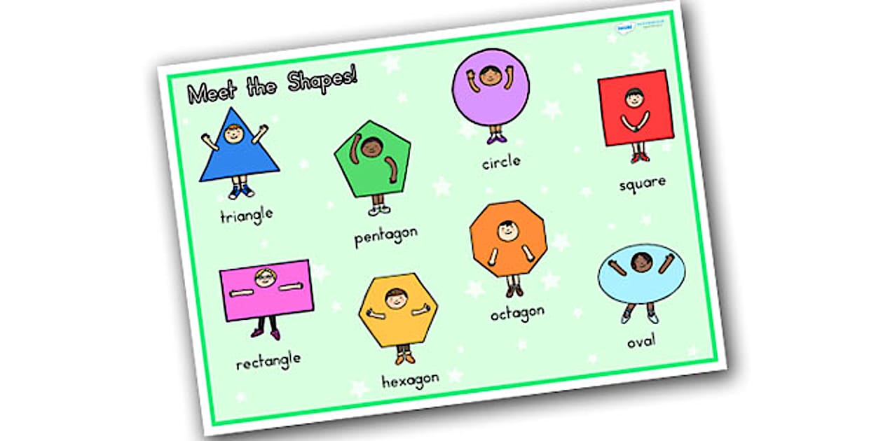 Meet the Shapes Word Mat Stick and Ball (teacher made)