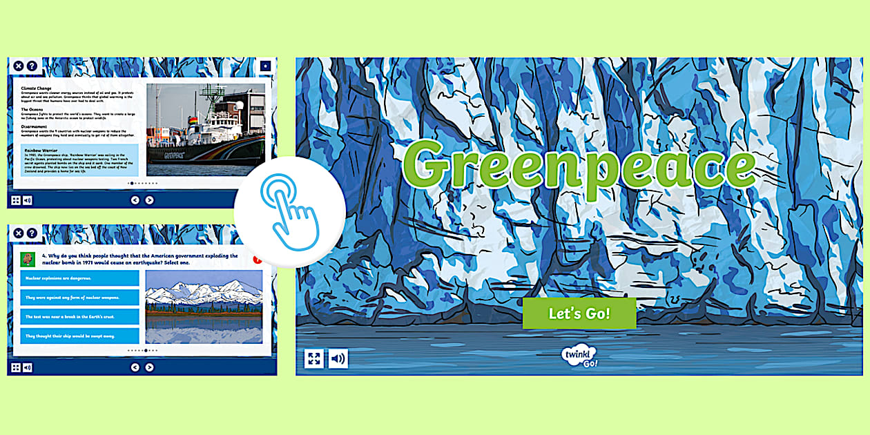 Greenpeace Self-Marking Reading Comprehension Activity