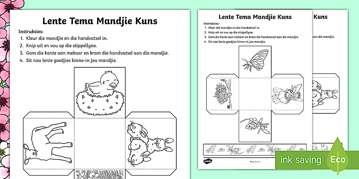 Lente Tema Mandjie Craft (teacher made) - Twinkl
