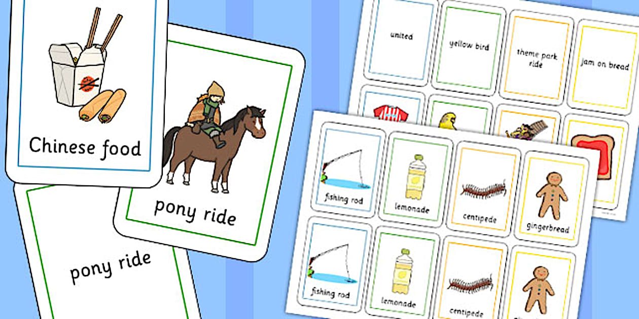 Three Syllable Final 'D' Sound Playing Cards (Teacher-Made)