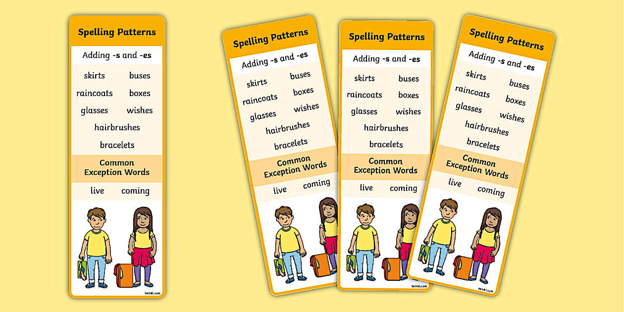 Level 5 Week 23 Spellings Bookmarks (professor feito)