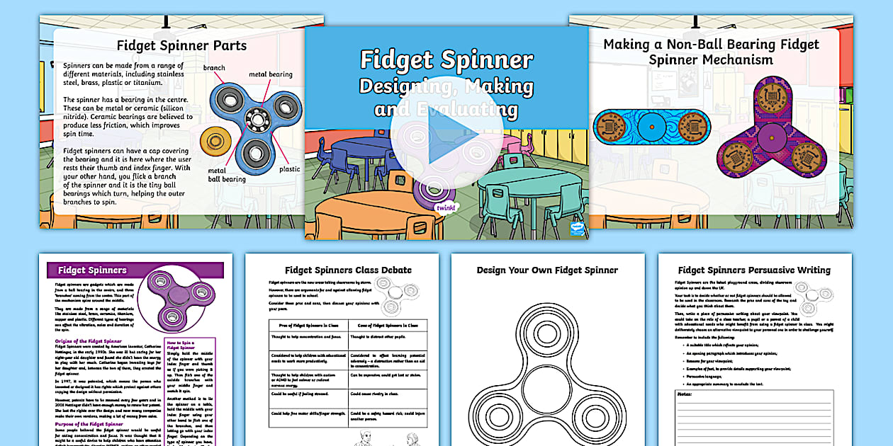 Post-KS2 SATs Fidget Spinner Resource Pack - Twinkl