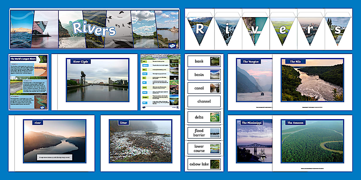 Rivers Display Pack (teacher made) - Twinkl