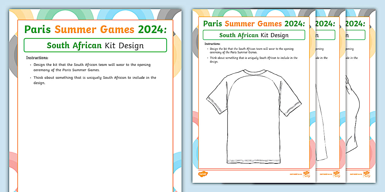 Paris Summer Games 2024: South Africa: Design the kit