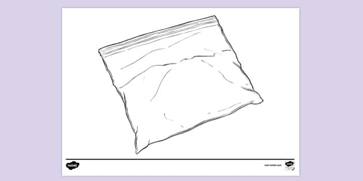 Vanilla Pudding in a Bag Colouring Sheet | Colouring Sheets
