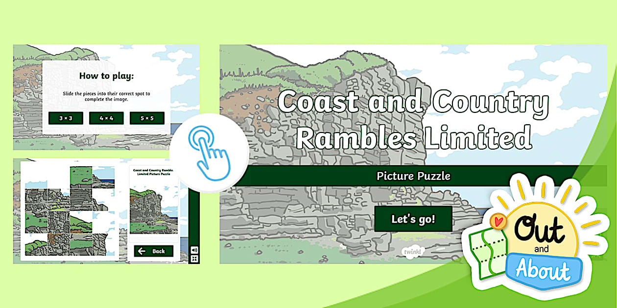 Coast and Country Rambles Limited Picture Puzzle - Twinkl