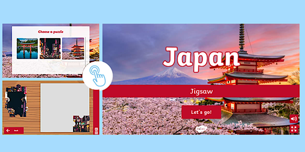 Japan Interactive Jigsaw (teacher made) - Twinkl