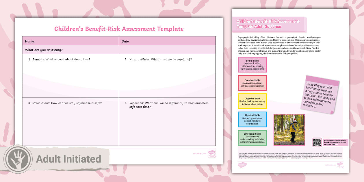 Children's Benefit-Risk Assessment Template
