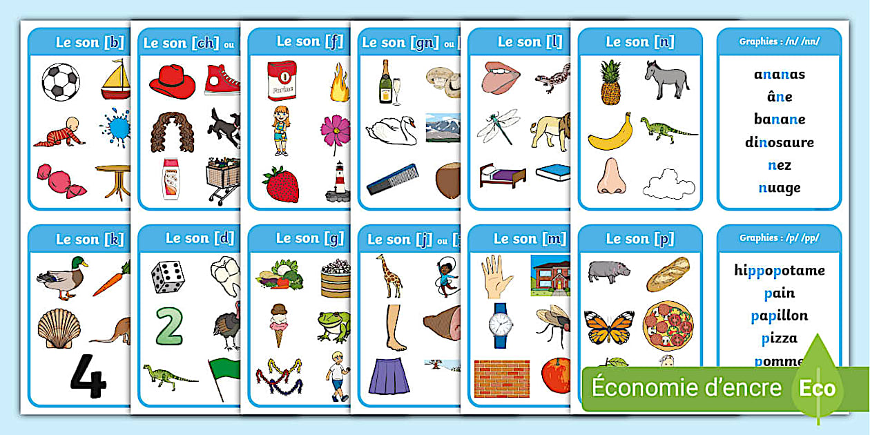 Cartes de phonologie - Supports de lecture (teacher made)