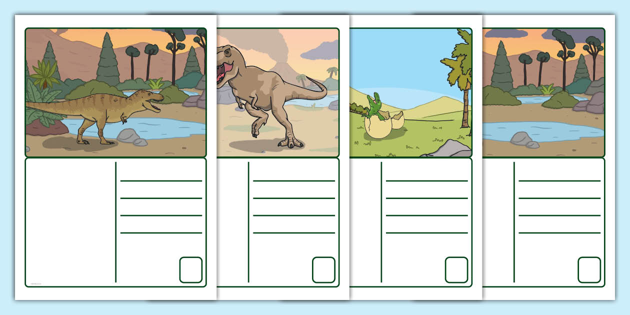 Tyrannosaurus Rex Postcards