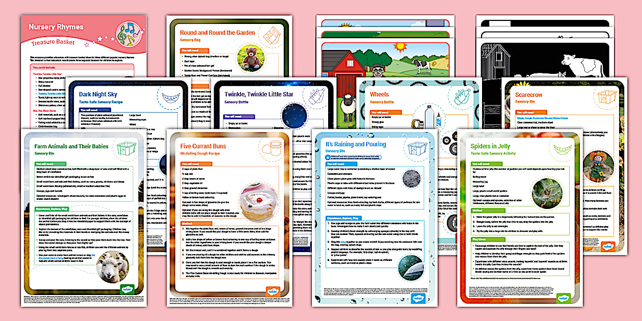 Nursery Rhymes Sensory Activities Pack | Twinkl