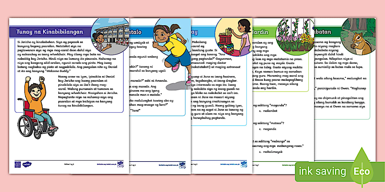 Pagbasa at Pag-unawa Part 1 (Grades 1-2) | Philippines | Twinkl