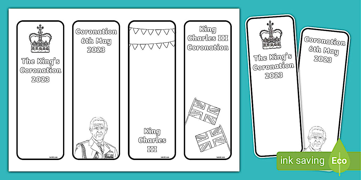 Design a Coronation Bookmark | Twinkl (teacher made)