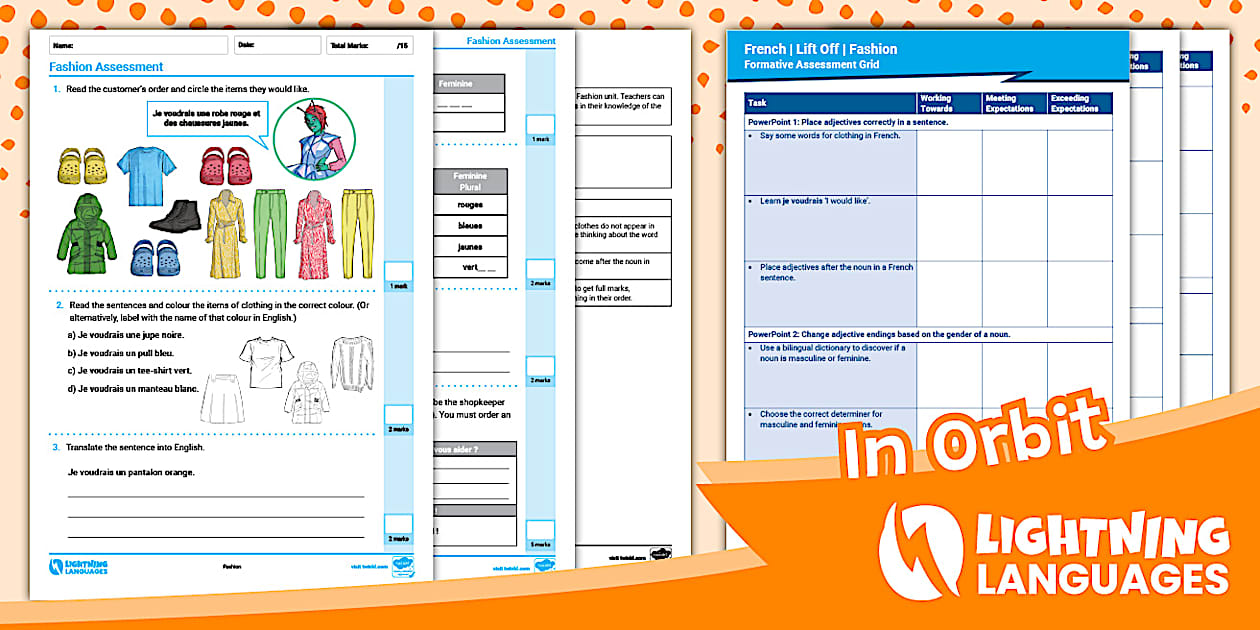 👉 French Fashion Assessment Test Pack