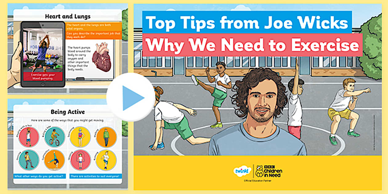 FREE! - Joe Wicks KS2 - PE at Home - Twinkl Move - Twinkl