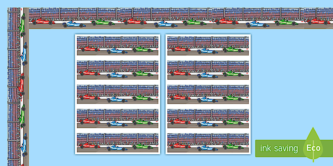 Singapore Grand Prix Display Borders | F1 Resource - Twinkl