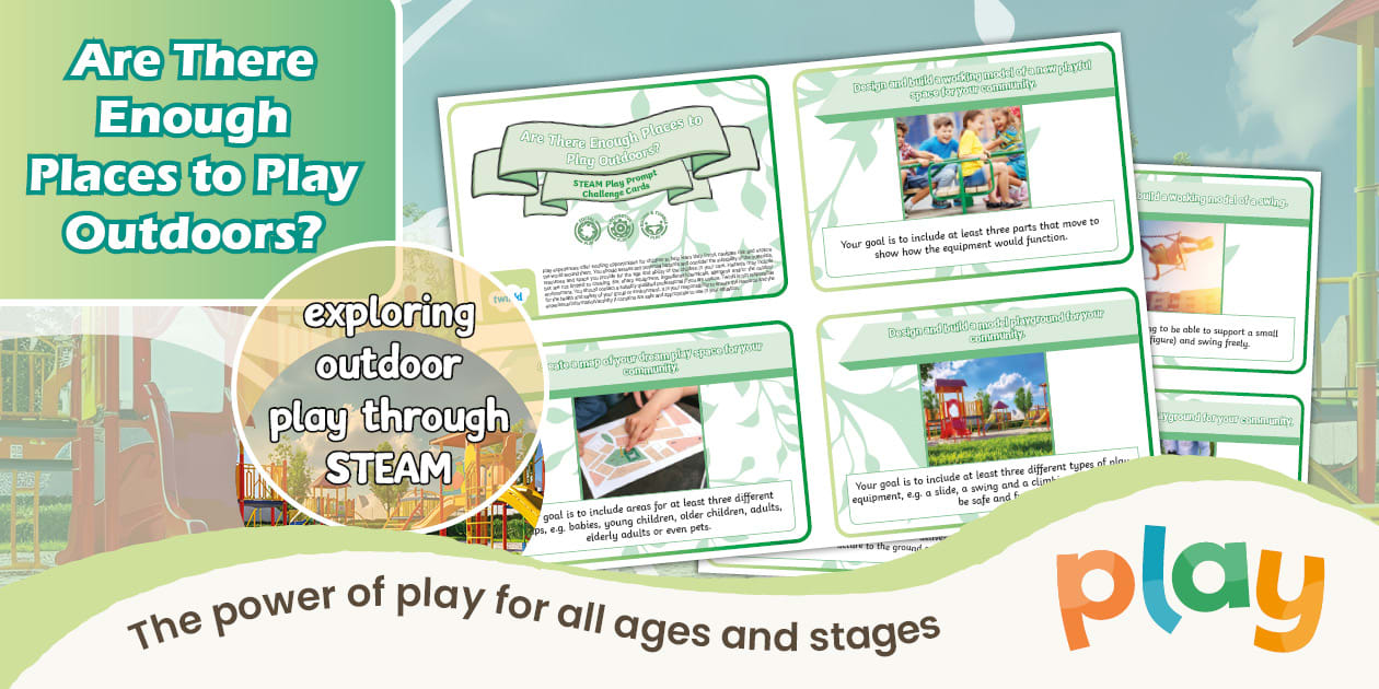Are There Enough Places to Play Outdoors? STEAM Cards