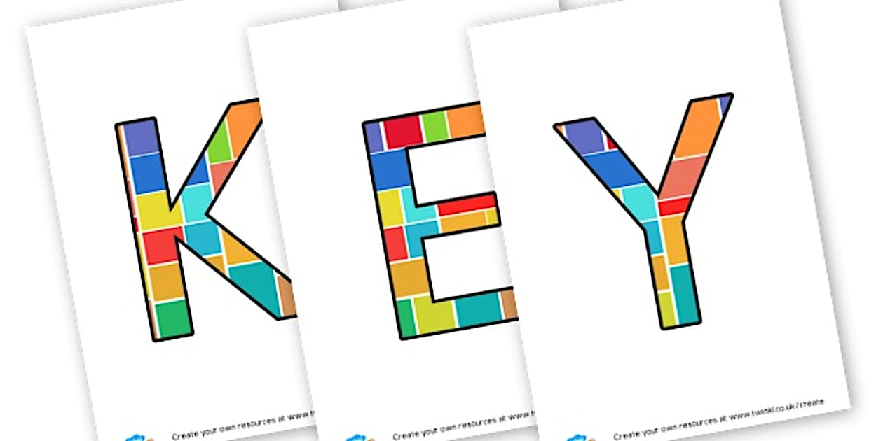 Key Questions - display lettering (teacher made) - Twinkl