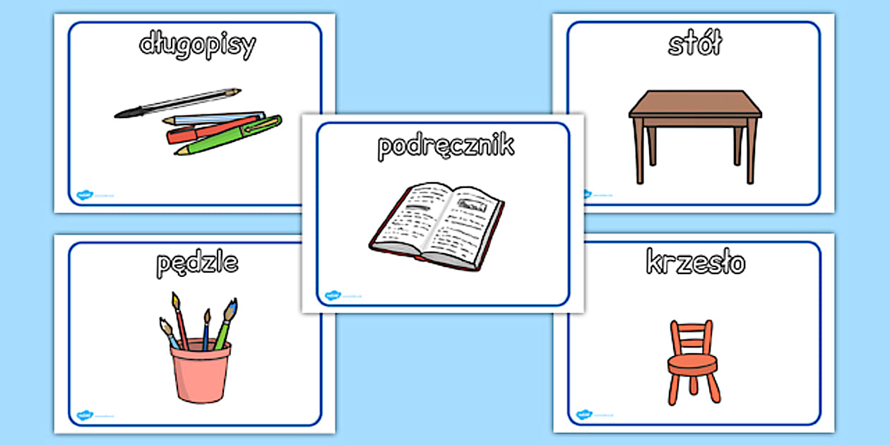 Materiały na gazetke Sala lekcyjna po polsku (teacher made)