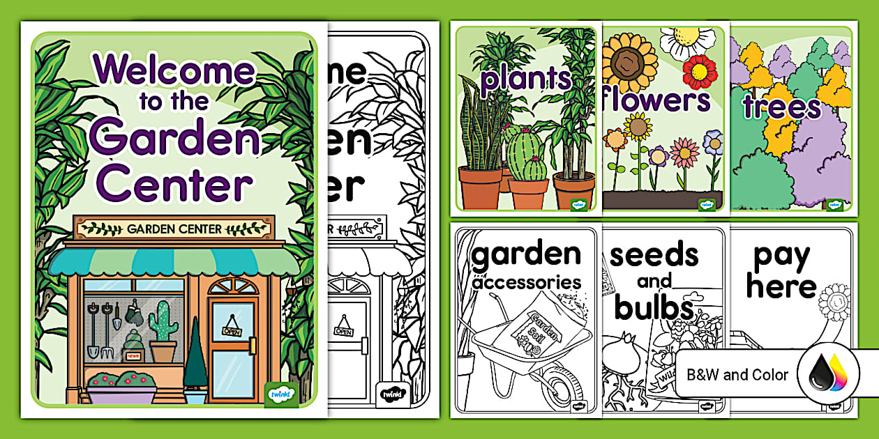 Garden Center Dramatic Play Posters (Teacher-Made) - Twinkl