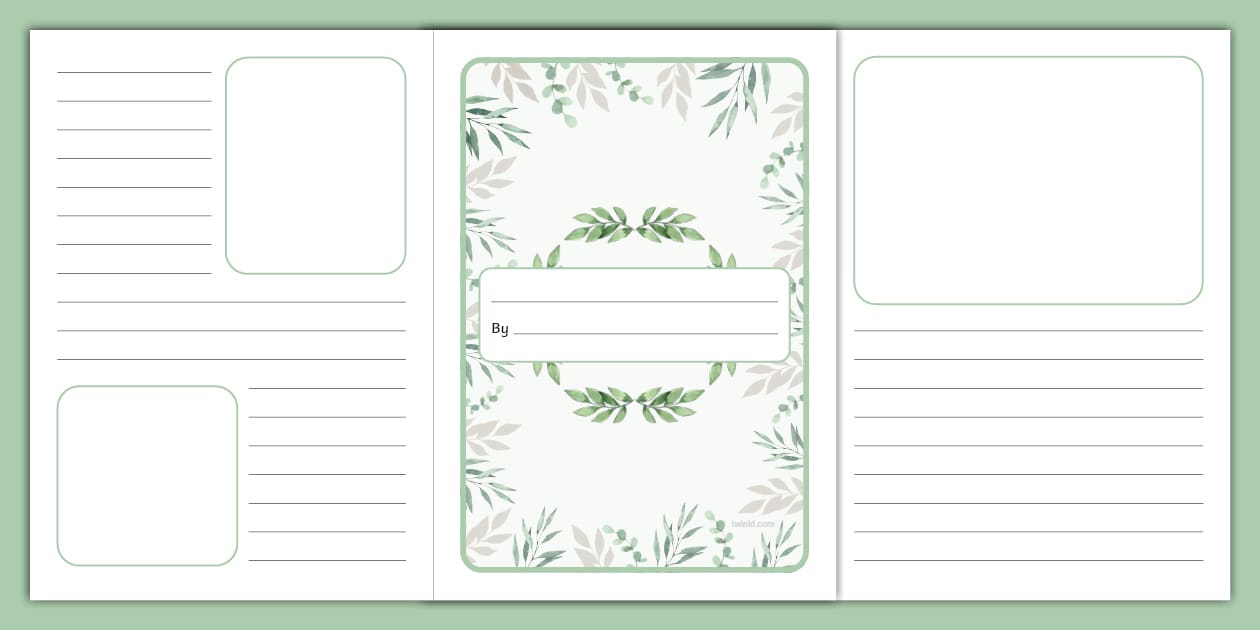Botanical-Themed Journal Writing Frame (teacher made)