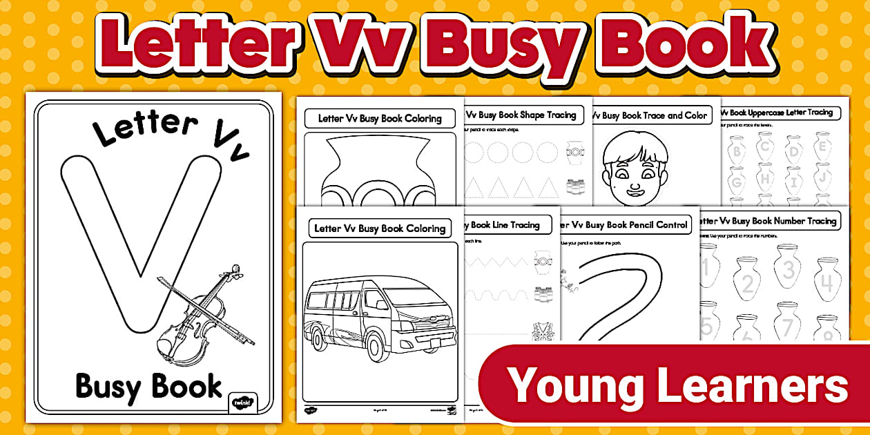 Letter Vv Busy Book