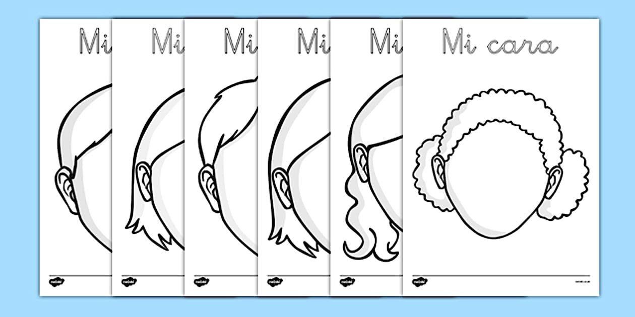 Blank Faces Templates (teacher made) - Twinkl