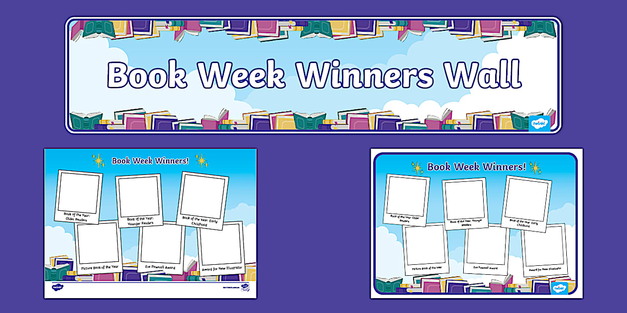 Book Week F-2 Winners Wall (teacher made) - Twinkl