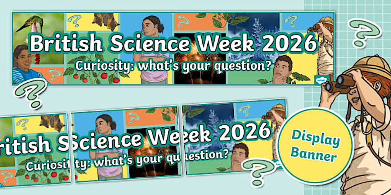 British Science Week 2026 KS2 Banner