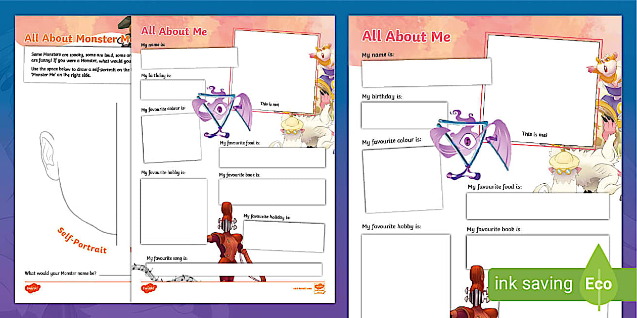 All About Monster Me - Twinkl - KS2 (teacher made) - Twinkl