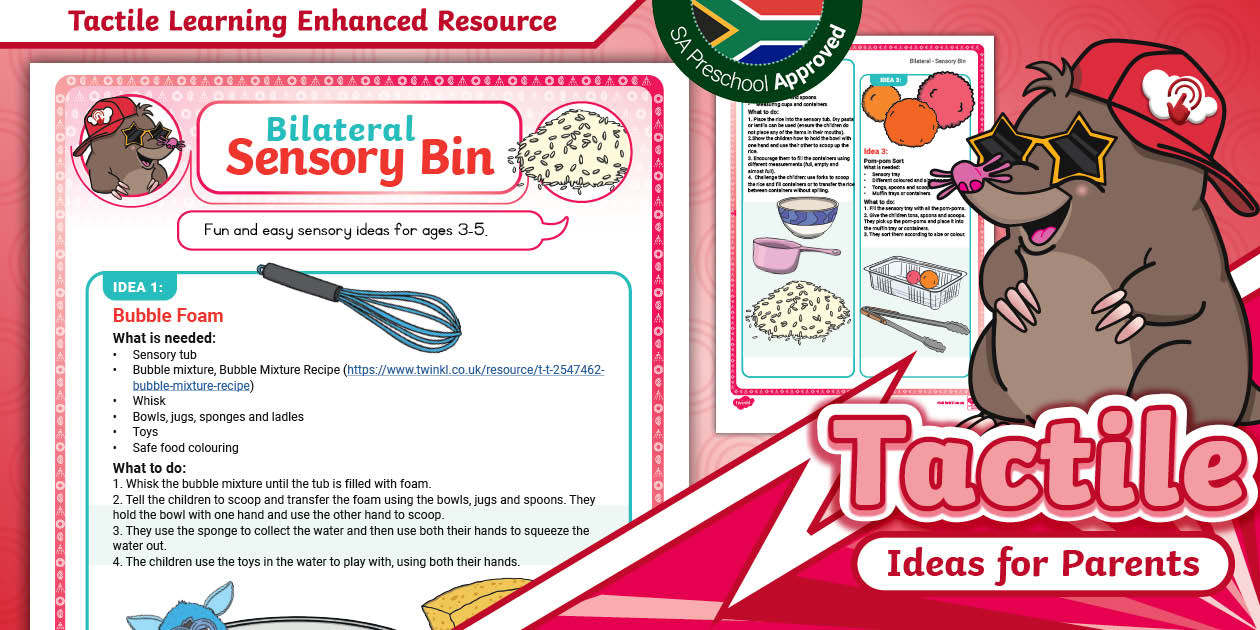 Preschool: Bilateral: Sensory Instructions