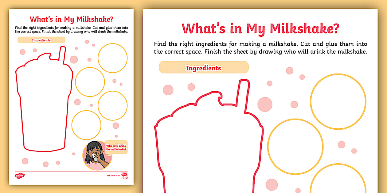 What's in My Milkshake? (professor feito) - Twinkl